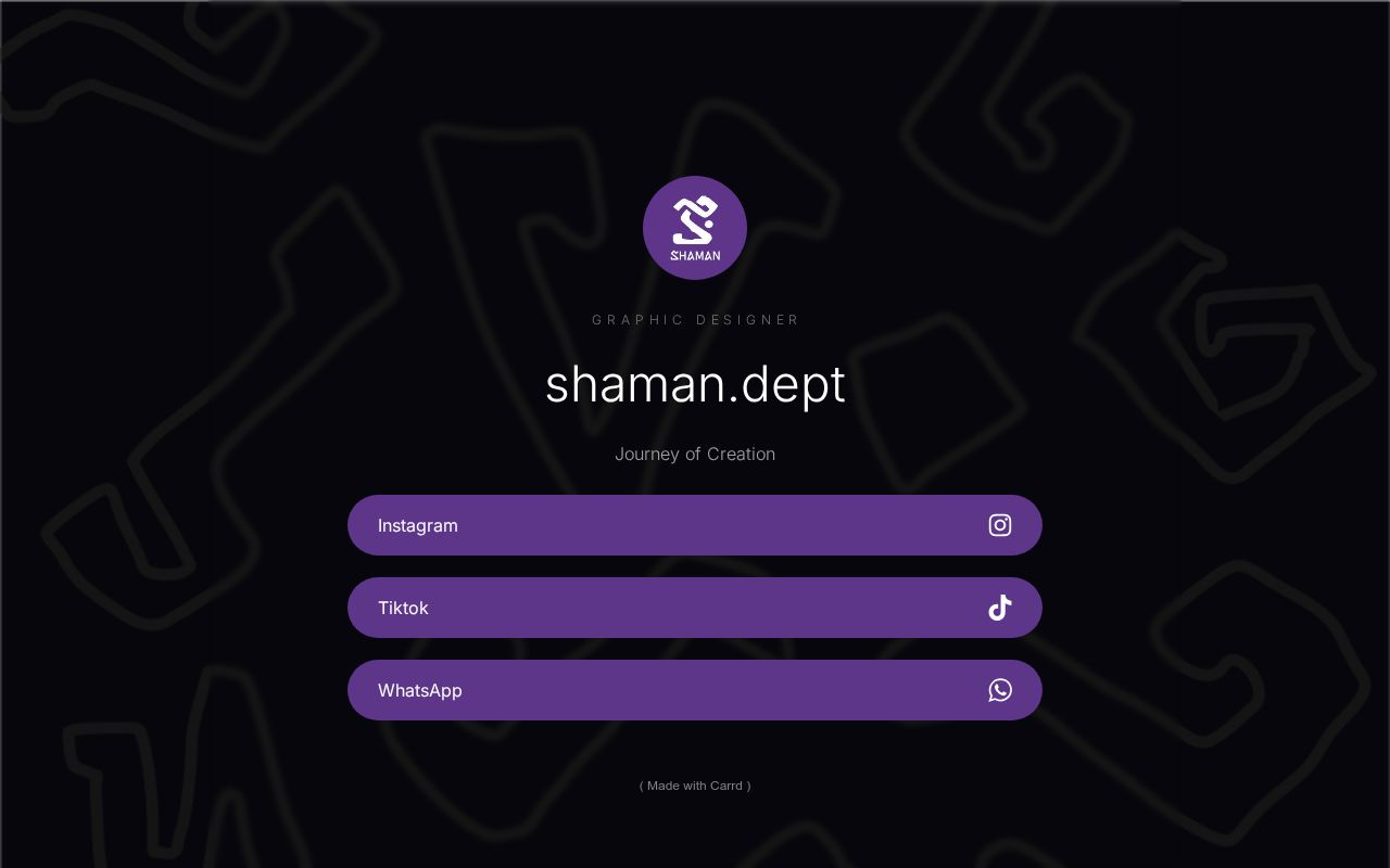 Shaman Dept. — Streetwear Creative Lab